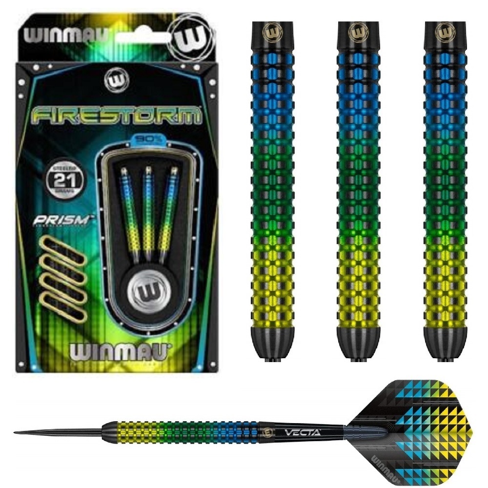 WINMAU FIRESTORM 90% TUNGSTEN DARTS - 22, 24, 26 & 28GM - Swiftflyte Online